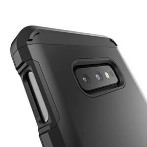 Crave S10e Case, Strong Guard Heavy-Duty Protection Series Case for Samsung Galaxy S10e - Black