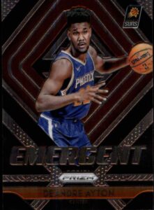 2018-19 panini prizm emergent #1 deandre ayton phoenix suns rc rookie nba basketball trading card