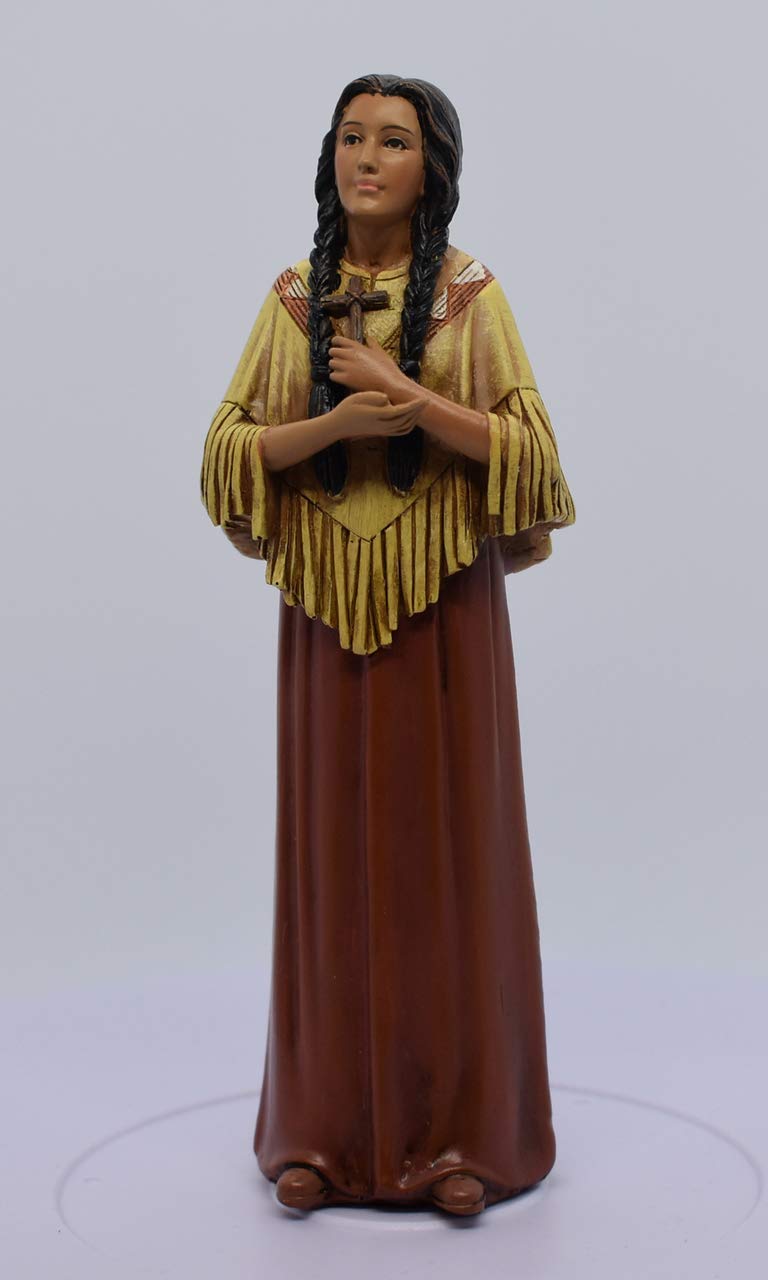 Joseph's Studio by Roman, Renaissance Collection, 6" H ST Kateri TEKAKWITHA, Home Décor, Devout Gift, Prayerful Inspiration (1x2x6)