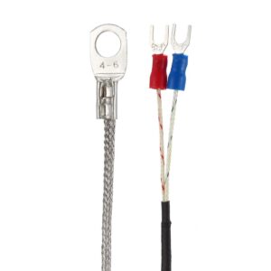 uxcell K Type Thermocouple Temperature Sensor Probe with 2M Cable 6mm Hole 32-752F/0-400C