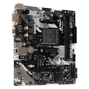 ASRock AMD Ryzen AM4 Compatible with A320 Chip MicroATX Motherboard A320M-HDV R4.0