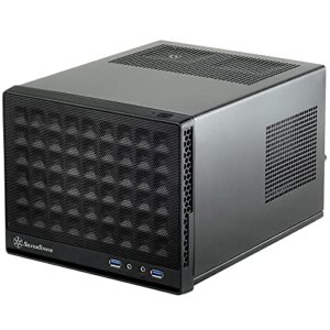 silverstone technology ultra compact mini-itx computer case with mesh front panel black (sst-sg13b-usa)