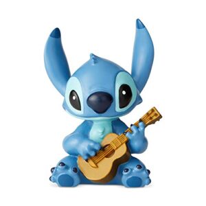 enesco disney showcase lilo and stitch guitar mini figurine, 2.5 inch, multicolor