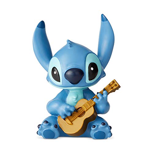 Enesco Disney Showcase Lilo and Stitch Guitar Mini Figurine, 2.5 Inch, Multicolor