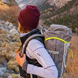 TETON Sports Cirque 1600 Backpack; Packable, Lightweight, Comfortable Daypack for Hiking and Travel; Overnight Bag,Grey, 22" x 15" x 6.75"