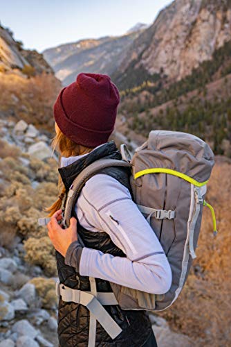 TETON Sports Cirque 1600 Backpack; Packable, Lightweight, Comfortable Daypack for Hiking and Travel; Overnight Bag,Grey, 22" x 15" x 6.75"