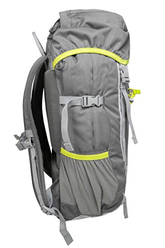 TETON Sports Cirque 1600 Backpack; Packable, Lightweight, Comfortable Daypack for Hiking and Travel; Overnight Bag,Grey, 22" x 15" x 6.75"