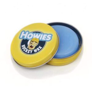 Howies Hockey Tape Bundle with Scissor and Wax for Ice Hockey Bundle Includes One Roll of White Tape, One Scissor, and One Tin of Wax