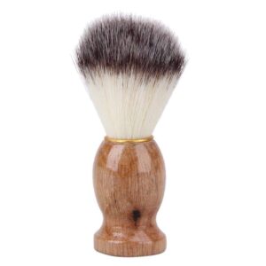 heaven2017 Shaving Brush for Men, Beard Cleaning Brush Fine Nylon Hair Wood Handle Facial Barber Brush