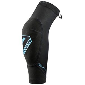 7 idp youth transition elbow pads - black & blue (small/medium)