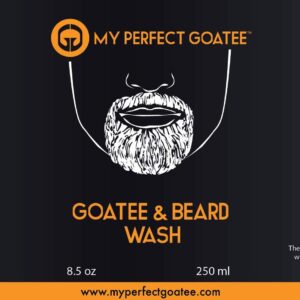 My Perfect Goatee®️ Premium Beard Wash Hydrating Facial Hair Cleanser (8.5 oz Beard Wash)