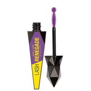 wet n wild lash renegade waterproof mascara, brazen black, 0.28 ounce,c135a