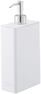 yamazaki tower body soap dispenser white rectangular