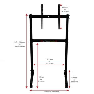 Next Level Racing Free Standing Single Monitor Stand (NLR-A011)