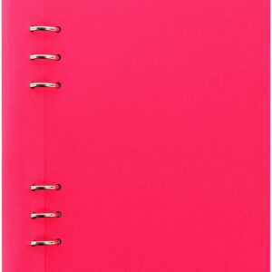 Filofax B145003 Refillable Saffiano Fluoro Clipbook, A5 Size, Pink