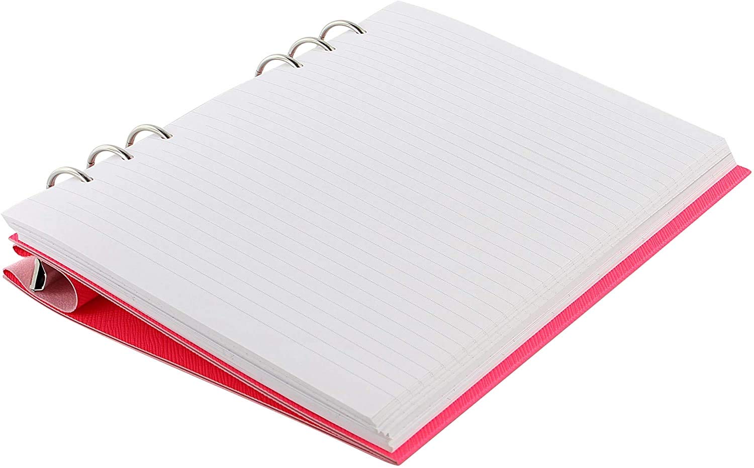 Filofax B145003 Refillable Saffiano Fluoro Clipbook, A5 Size, Pink