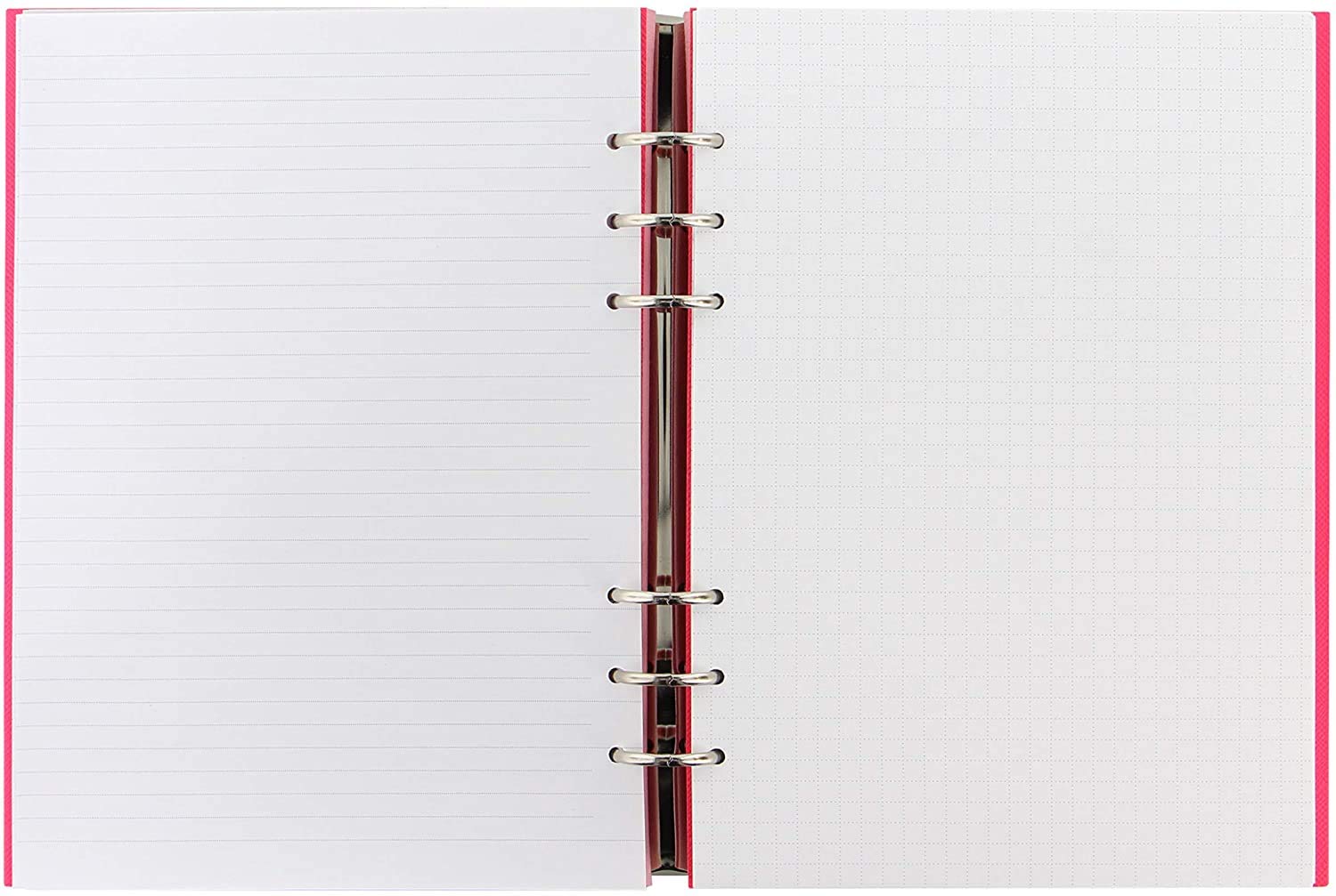 Filofax B145003 Refillable Saffiano Fluoro Clipbook, A5 Size, Pink