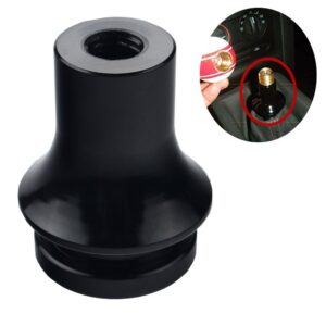 DEWHEL Shift KNOB Boot Retainer/Adapter for Manual Gear Shifter Lever 10X1.25 (Black)