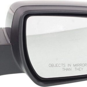 Kool-Vue Mirror Compatible with 2013-2015 Chevrolet Malibu & 2016 Malibu Limited Passenger Side Textured Black, Power Glass