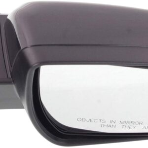 Kool-Vue Mirror Compatible with 2013-2015 Chevrolet Malibu & 2016 Malibu Limited Passenger Side Textured Black, Power Glass