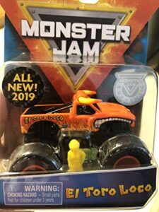 mj 2019 spin master el toro loco monster jam diecast 1:64 scale