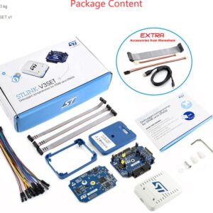 STLINK-V3SET Microcontrollers ST STM8 and STM32 MCU USB Swim JTAG SWD Modular Stand-Alone in-Circuit Debugger Programmer (SPI, I2C, CAN, GPIOs) @XYG