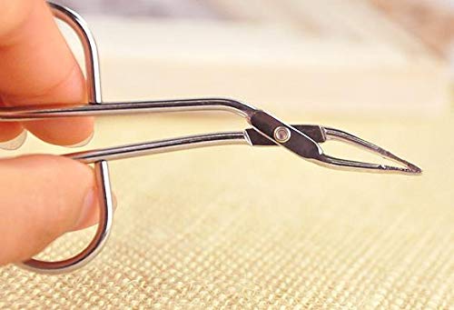 Professional Stainless Steel Eyebrow Scissor Pliers Straight Tip Flat Tweezers Clip Hair Remover Eyebrows Shaped Tool For Lady Women Men