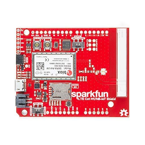 Electronics123 SparkFun LTE CAT M1/NB-IoT Shield - SARA-R4 (with Hologram SIM Card)