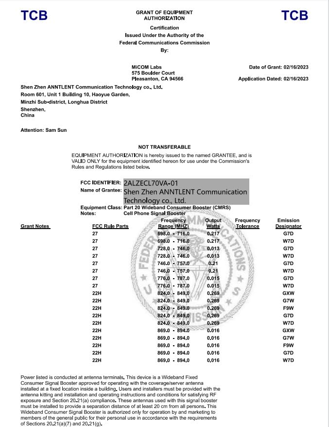 Cell Phone Signal Booster for All Carriers on Band 5/12/13/17 | Up to 4,500 Sq Ft | Boost 5G 4G& LTE Signal for Verizon, AT&T, T-Mobile & More | FCC Approved