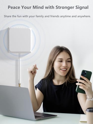 Cell Phone Signal Booster for All Carriers on Band 5/12/13/17 | Up to 4,500 Sq Ft | Boost 5G 4G& LTE Signal for Verizon, AT&T, T-Mobile & More | FCC Approved