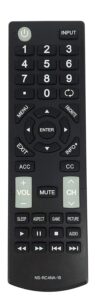 ns-rc4na-18 remote control compatible with insignia tv ns-32d311na17 ns-32d311mx17 ns-40d420na18 ns-49d420na18 ns-55d420na18 ns-39d310na17 ns-40d420mx18 ns-55d420mx18 ns-50d510na17 ns-24d310na19