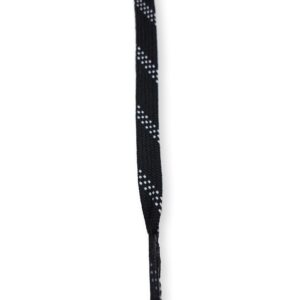 zechy Hockey Laces Waxed - Specifically Made for Skates - One Pair - Sizes (72, 84, 96, 108, 120, 130) (Black, 72")