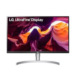 lg 27ul850-w 27 inch ultrafine (3840 x 2160) ips display with vesa displayhdr 400 and usb type-c connectivity, white