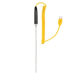 uxcell k-type probe thermocouple temperature sensor(0 to 800c) 3x200mm