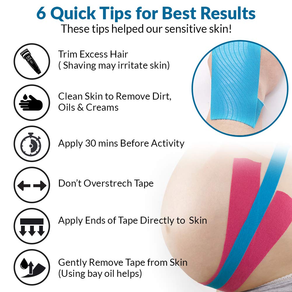 Back & Bump Comfort Pregnancy Tape - Maternity Belly Support Tape | #1 Pregnancy Gifts For Women, Pregnancy Belt - Gift for Expecting Mom (Black)