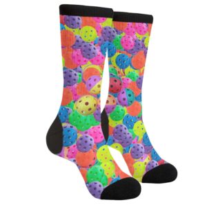 pickleball novelty socks for women & men one size