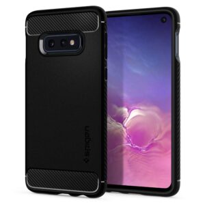 spigen rugged armor designed for samsung galaxy s10e case (2019) - matte black