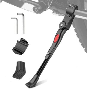 zosen adjustable bicycle kickstand, bike side support kick stand for 22 24 26 inch mountain bike and 700 road bike