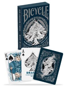 bicycle dragon premium playing cards, 1 deck