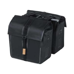 basil, urban dry mik, double pannier, 50l, black (17782)