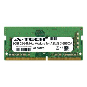 a-tech 8gb module for asus x555qa laptop & notebook compatible ddr4 2666mhz memory ram (atms394508a25978x1)