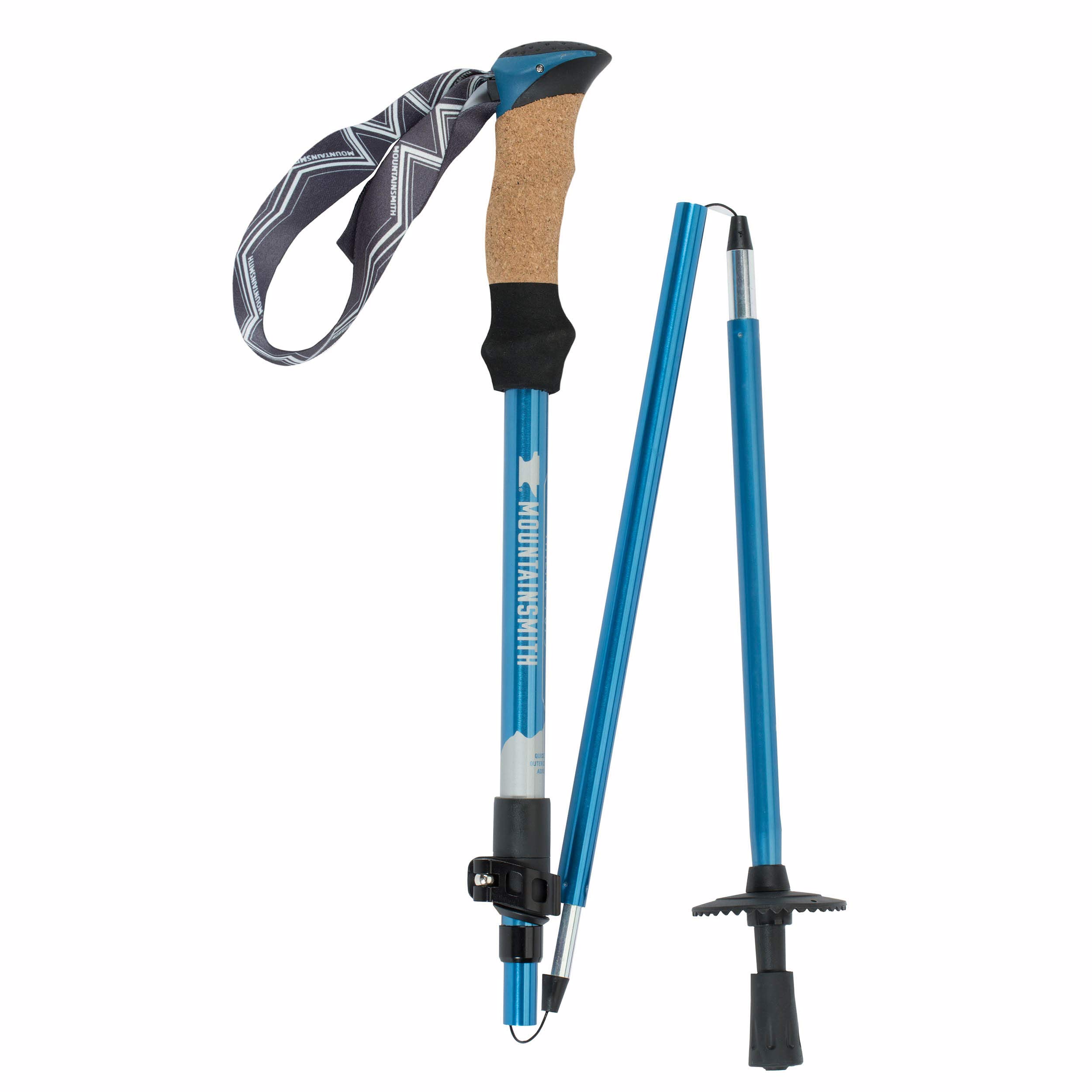 Mountainsmith Halite 7075 Trekking Poles (Pair), Moroccan Blue