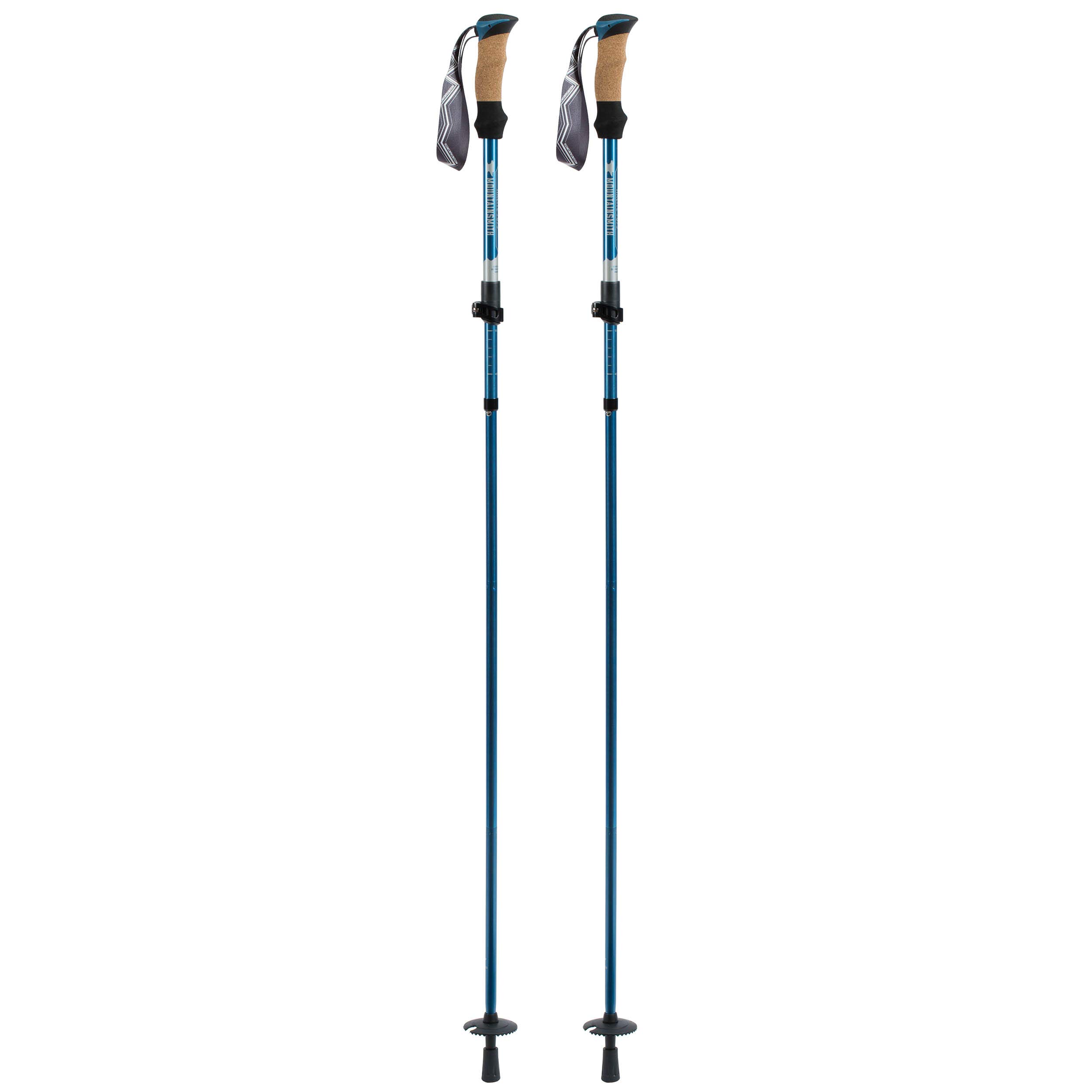 Mountainsmith Halite 7075 Trekking Poles (Pair), Moroccan Blue