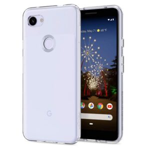 spigen liquid crystal designed for google pixel 3a case (2019) - crystal clear