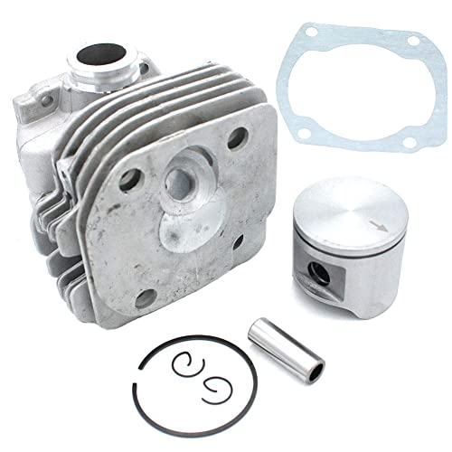 Cylinder Piston Kit 48mm Round Port For Husqvarna 365 365 Special 365 EPA Round Port PN 503939007 503939005 503939003 503939072 503939071 503691073 503691072 581968502 503691371 503691303 581968502