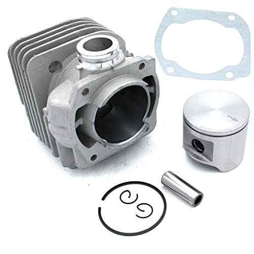 Cylinder Piston Kit 48mm Round Port For Husqvarna 365 365 Special 365 EPA Round Port PN 503939007 503939005 503939003 503939072 503939071 503691073 503691072 581968502 503691371 503691303 581968502