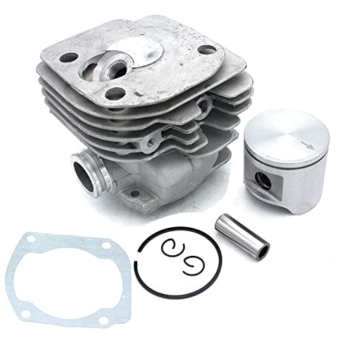 Cylinder Piston Kit 48mm Round Port For Husqvarna 365 365 Special 365 EPA Round Port PN 503939007 503939005 503939003 503939072 503939071 503691073 503691072 581968502 503691371 503691303 581968502