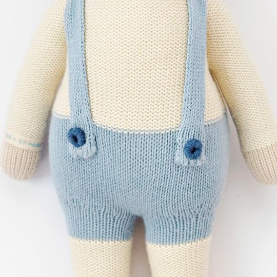 cuddle + kind Sebastian The Lamb Little 13" Hand-knit Doll – 1 Doll = 10 Meals, Fair Trade, Heirloom Quality, Handcrafted in Peru, 100% Cotton Yarn