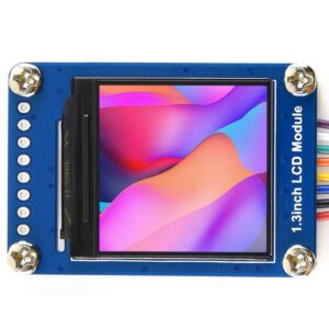 1.3 Inch LCD Module IPS Screen for Raspberry Pi 4B+ 4B 3B+ 3B 2B+ Zero W WH 2 W Ardui STM32 ST7789 Driver 240x240 Resolution SPI Interface Display RGB 65K Color Display 3.3V/5V