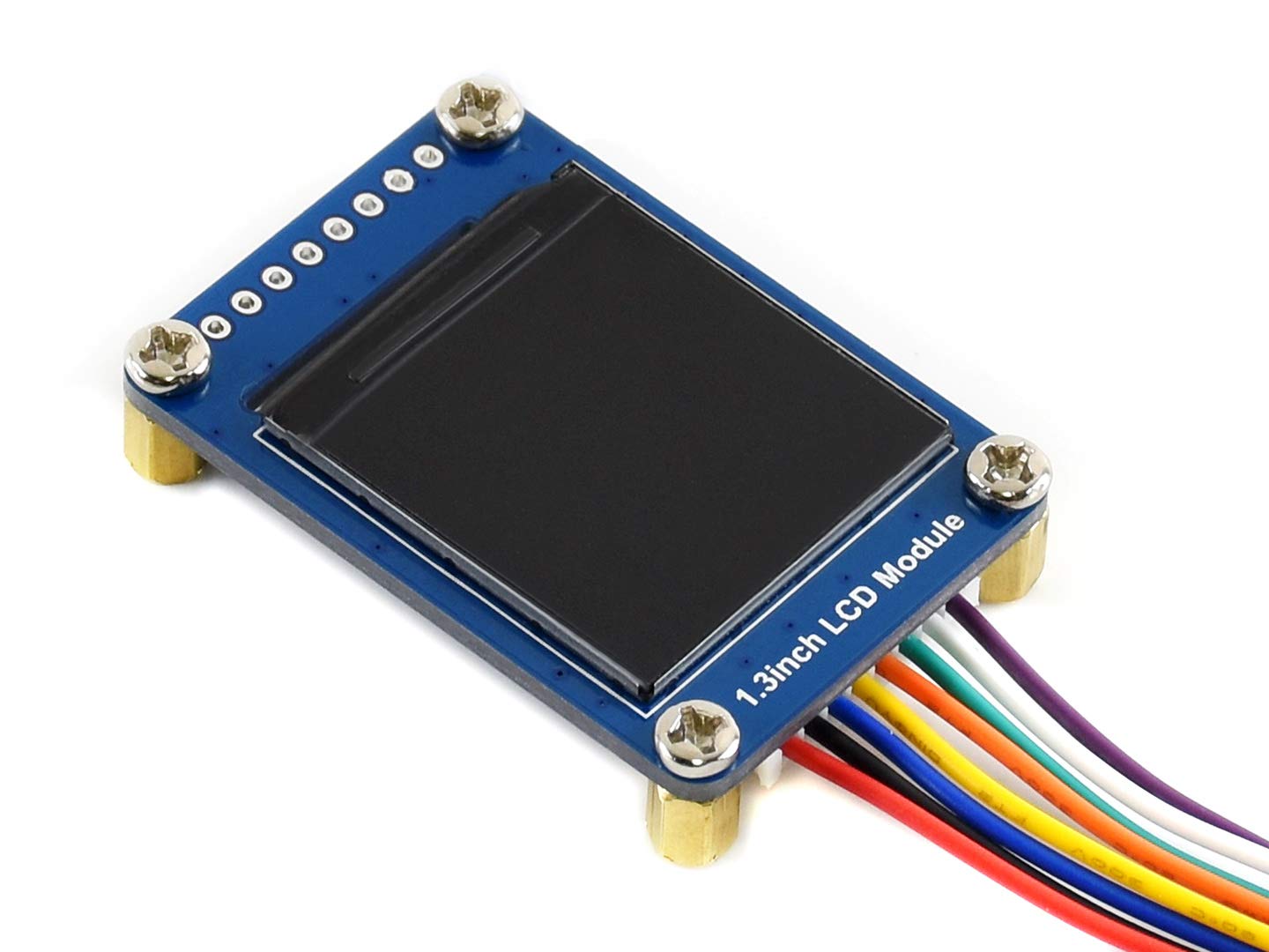 1.3 Inch LCD Module IPS Screen for Raspberry Pi 4B+ 4B 3B+ 3B 2B+ Zero W WH 2 W Ardui STM32 ST7789 Driver 240x240 Resolution SPI Interface Display RGB 65K Color Display 3.3V/5V